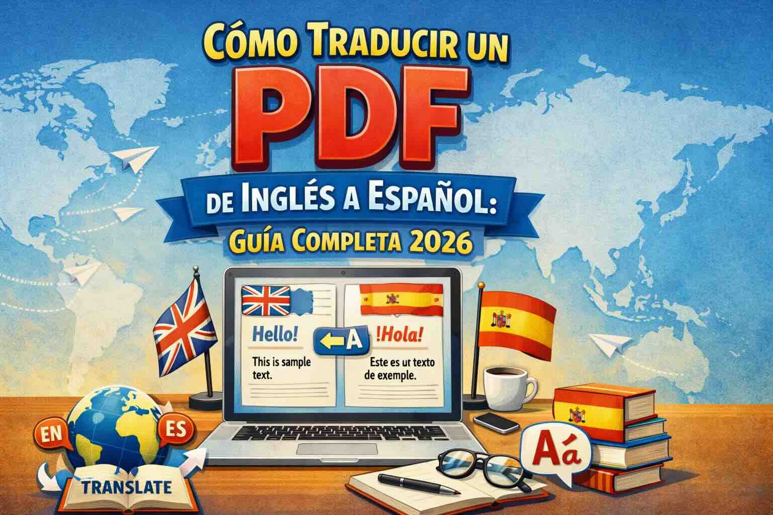 Cómo Traducir un PDF de Inglés a Español Gratis | Guía Completa 2026